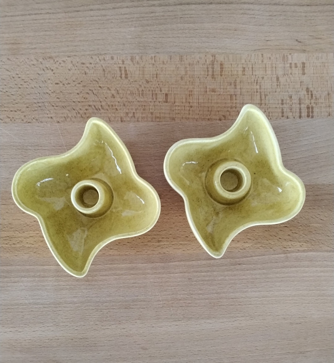Red Wing Pedal Shaped Candle Holders B1411 - Etsy