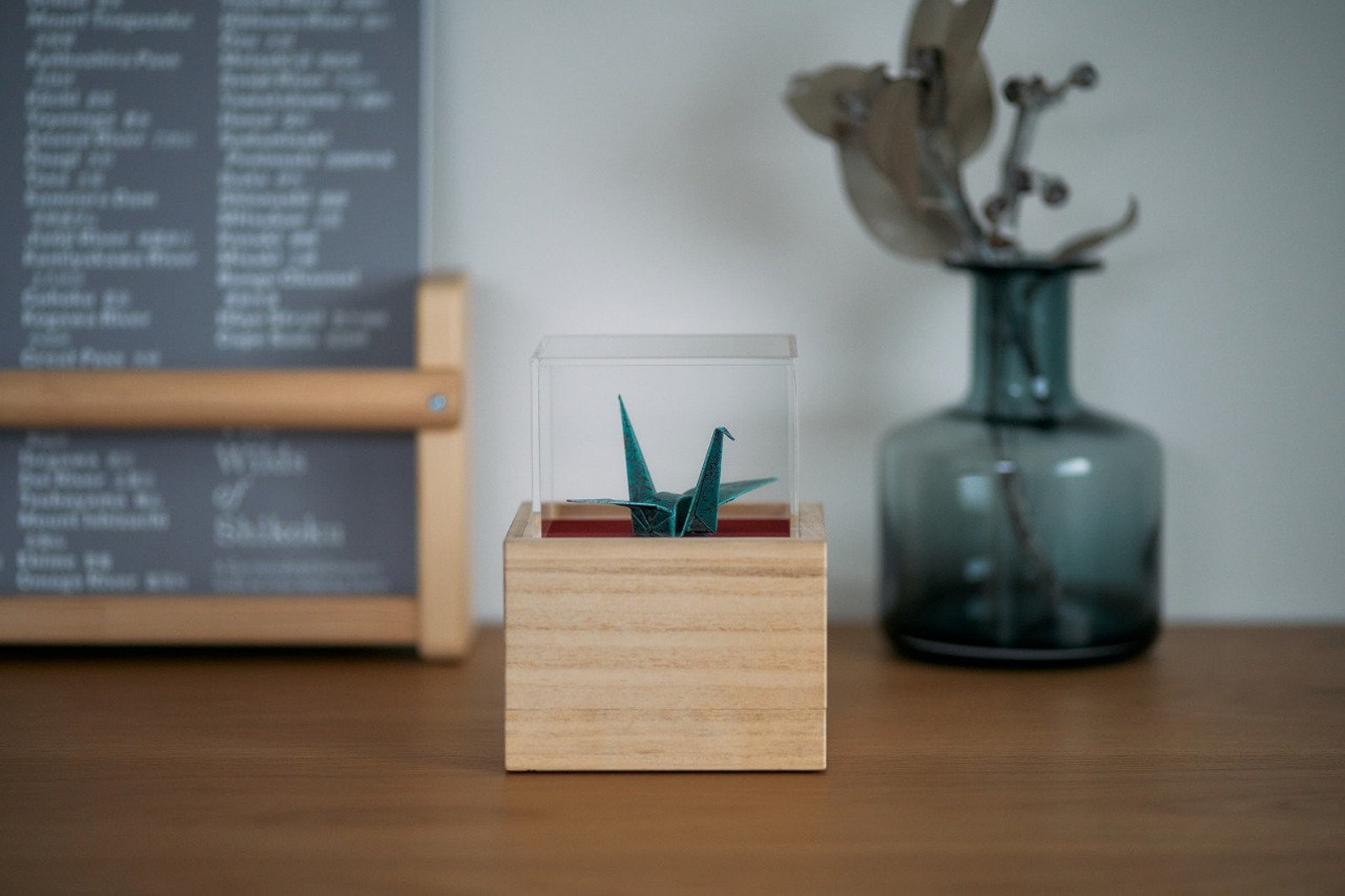 Verdigris Copper Origami Crane Japan Handmade Metal Craft Christmas ...