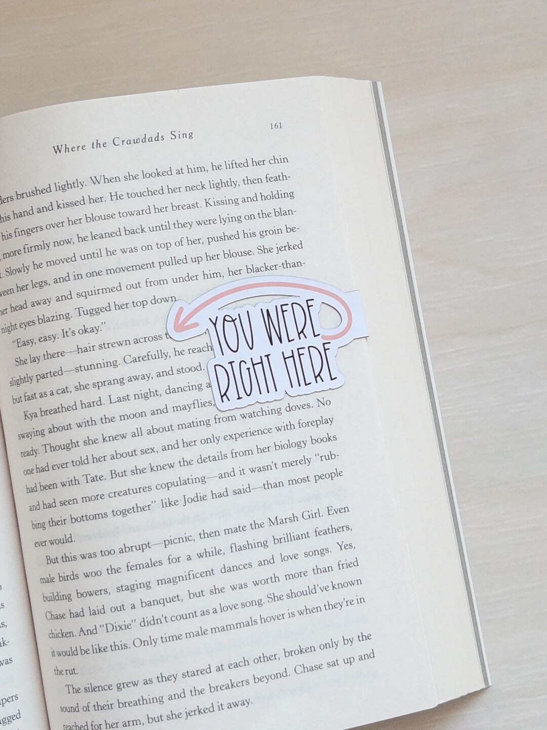 You Were Here Bookmark, Magnetic Bookmark Gift for Teachers, Bookish ...