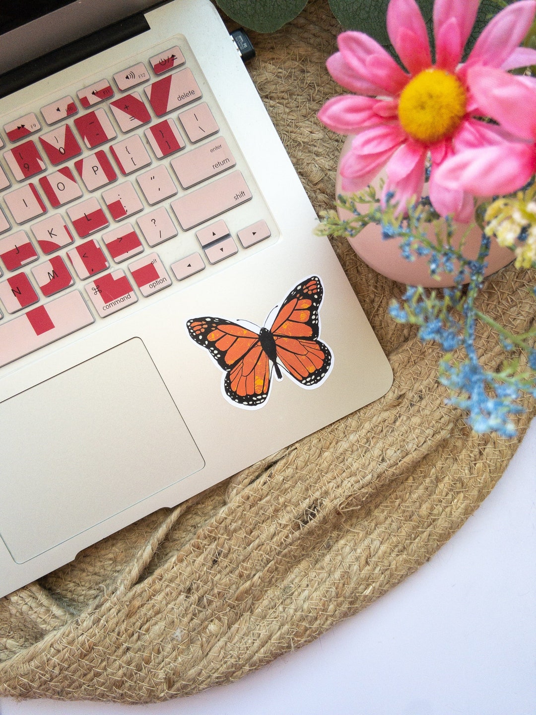 Monarch Butterfly Sticker, Butterfly Gifts for Women, Insect Gift for ...