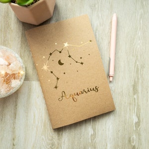 Zodiac Sign Journal, Astrology Gifts for Her, Birthday Gift for Women ...