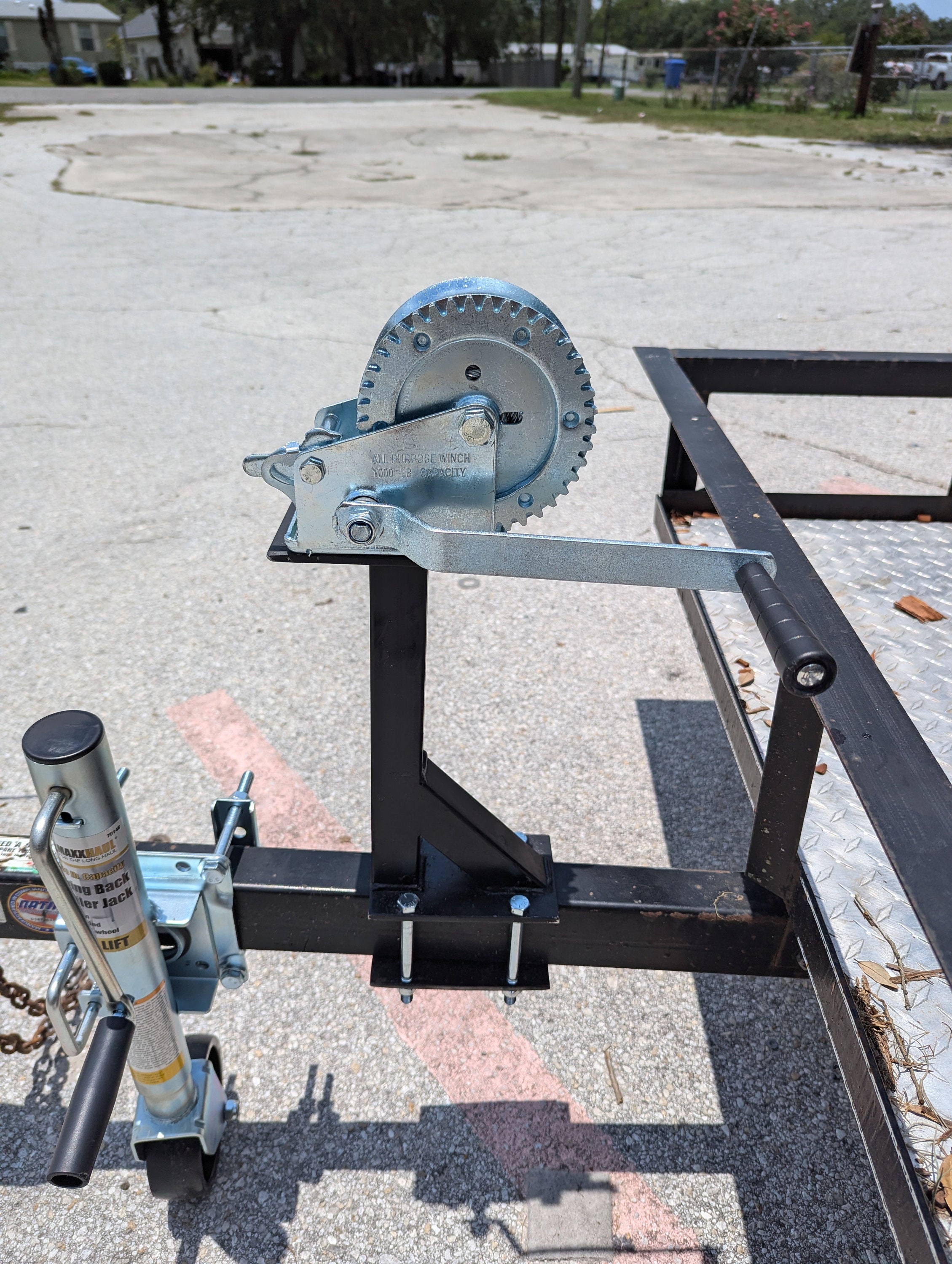 Open Trailer Winch Mounts Bulldog Winch Co LLC 15019 4400lb