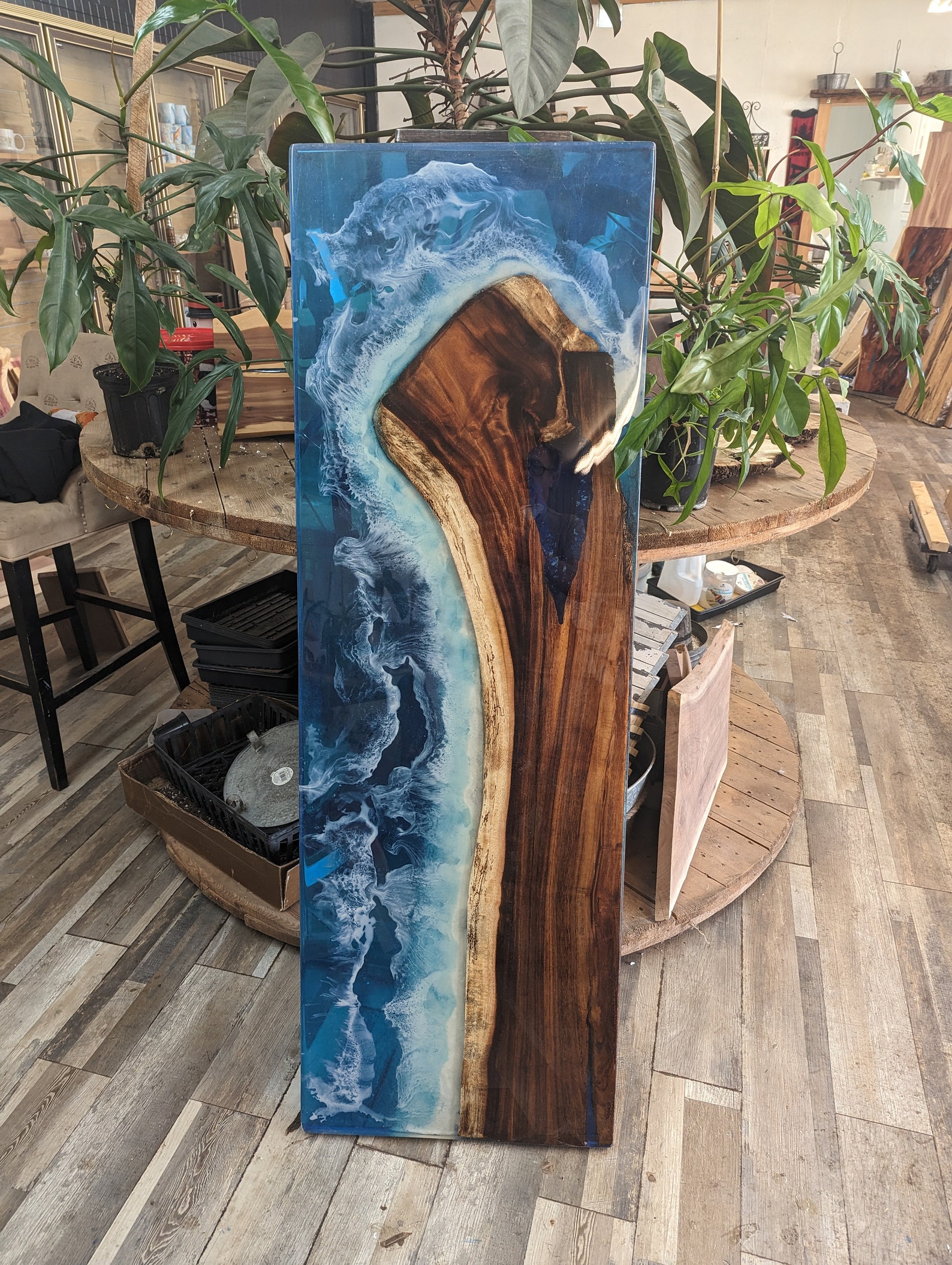 Ocean Table Epoxy / Bench Epoxy Coffee Table Sm , Med and Lge ...