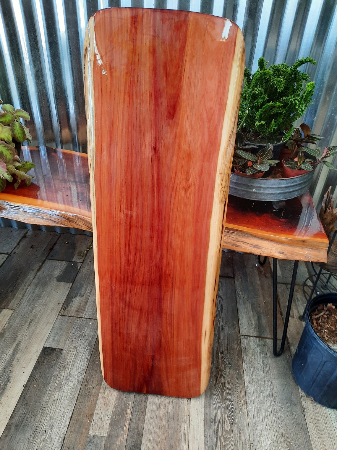 Lapboard Lapdesk Wooden Lap Table // Live Edge SATIN or - Etsy