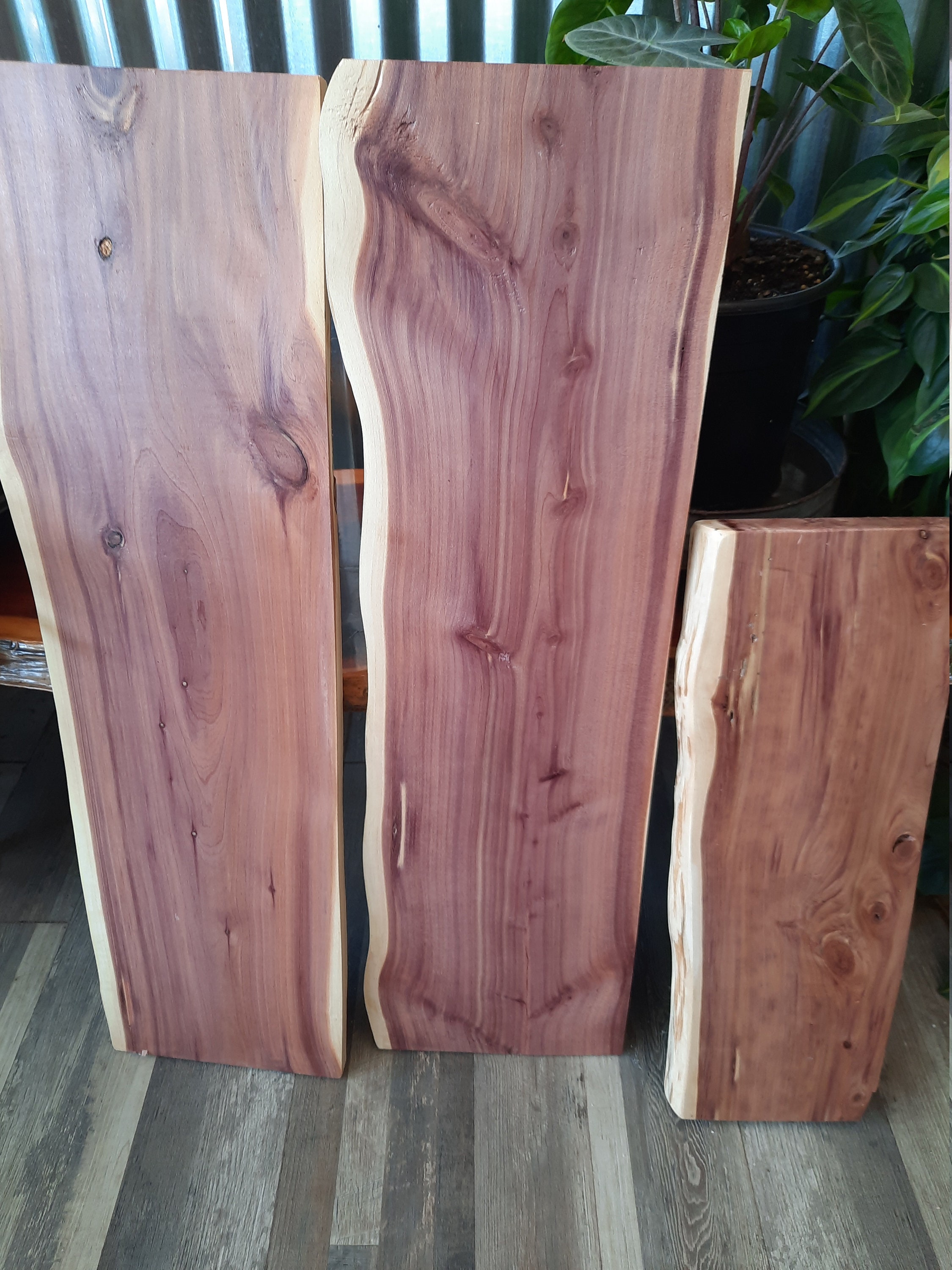 Live Edge Floating Shelf | Cedar | Rustic Floating Edge Shelf| Epoxy ...