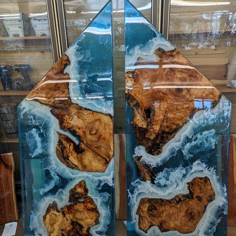 Epoxy Resin Desk - Etsy