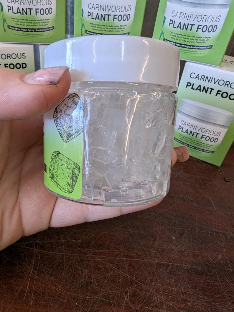Carnivorous Plant Food, 2.5OZ. / for Venus Fly Trap, Sundew, Pitcher ...