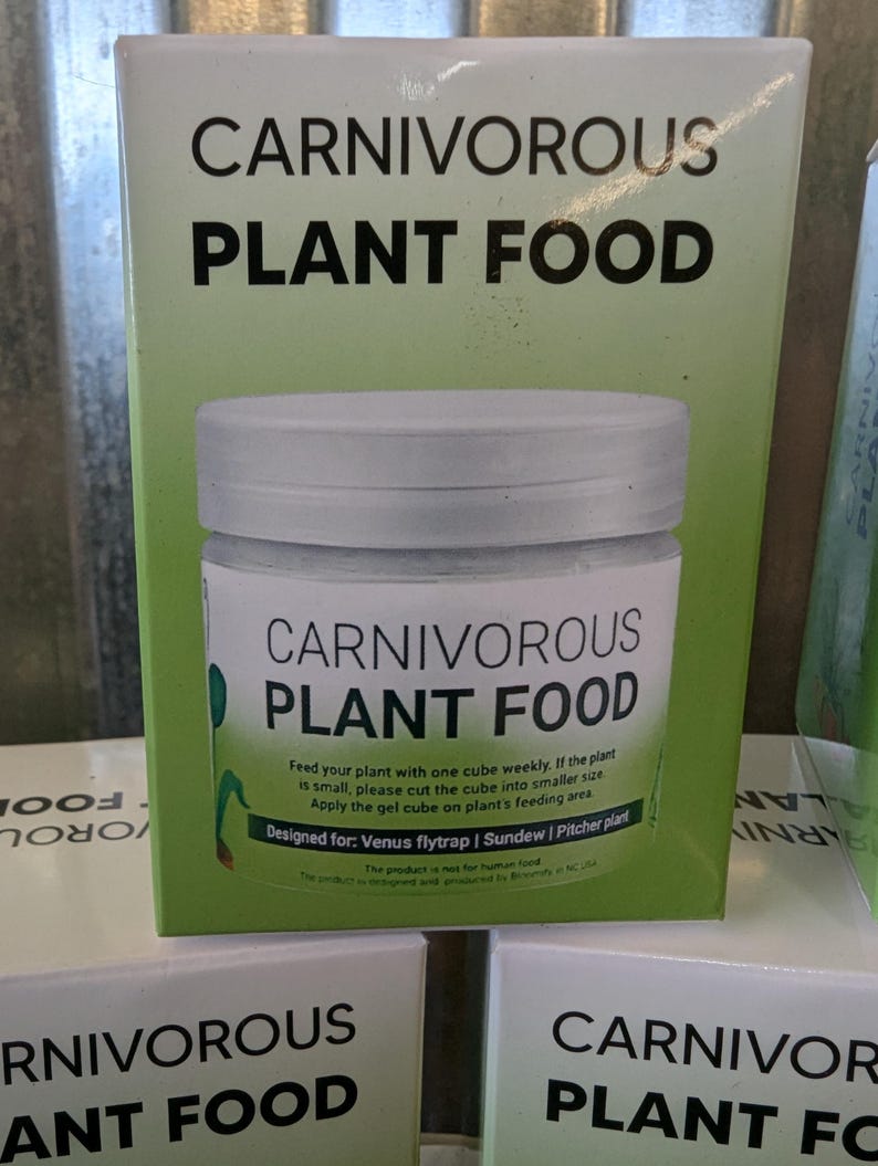 Carnivorous Plant Food, 2.5OZ. / for Venus Fly Trap, Sundew, Pitcher ...