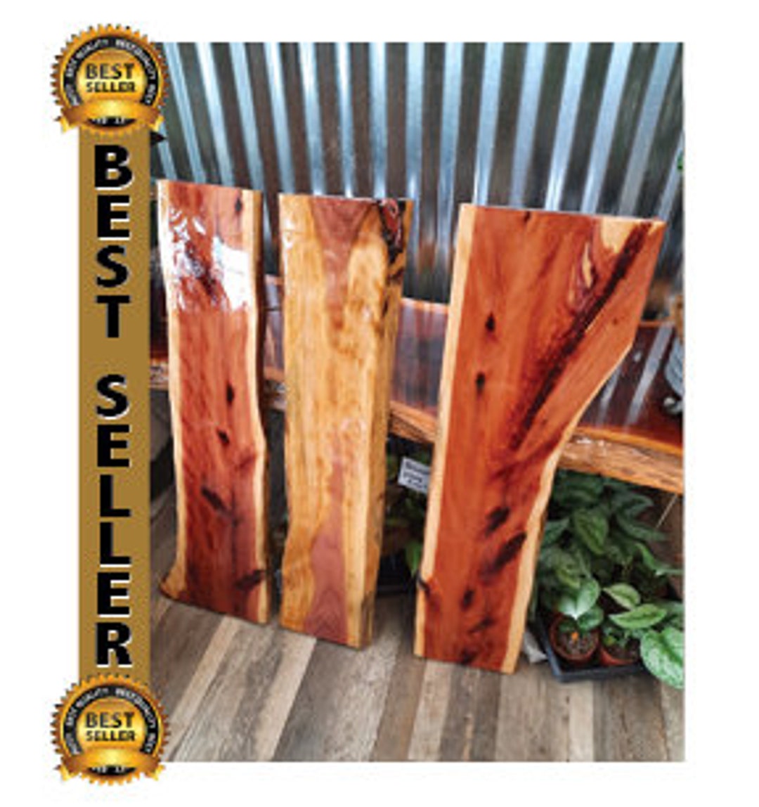 Live Edge Floating Shelf Cedar Rustic Floating Edge Shelf - Etsy