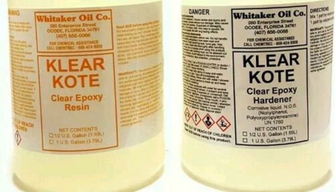 Epoxy Resin 32 Oz 2 Part Mix CLEAR. (QUART) Bar & Table Top Casting - Etsy