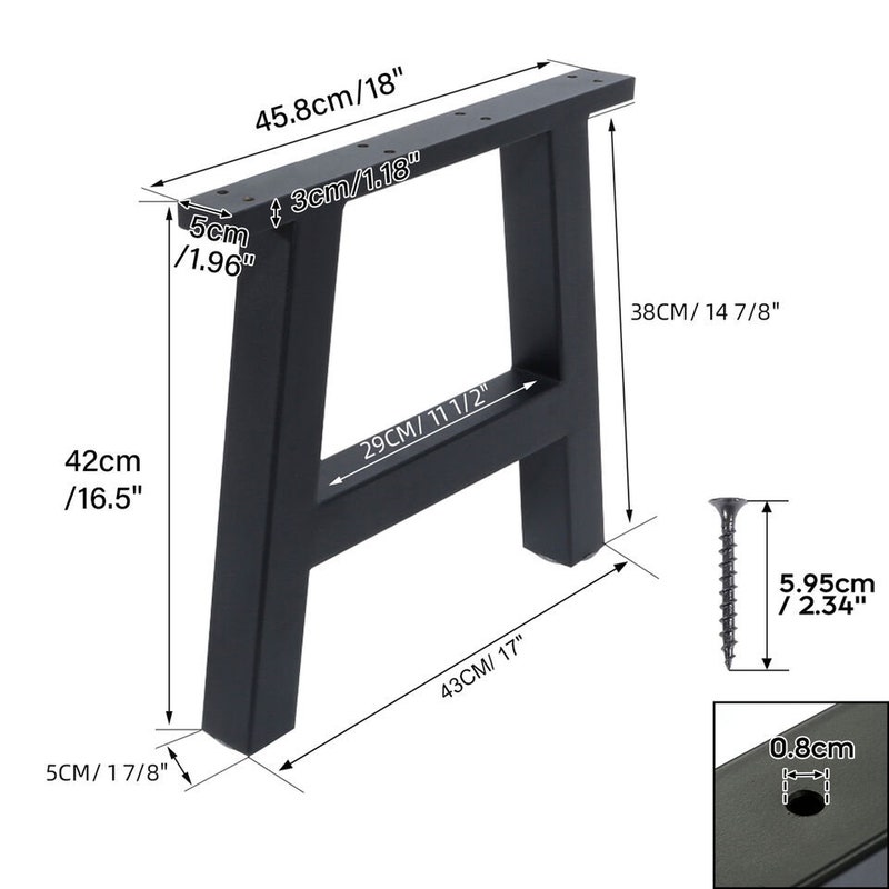 Metal Bench Legs - Etsy