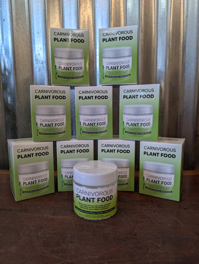 Carnivorous Plant Food, 2.5OZ. / for Venus Fly Trap, Sundew, Pitcher ...