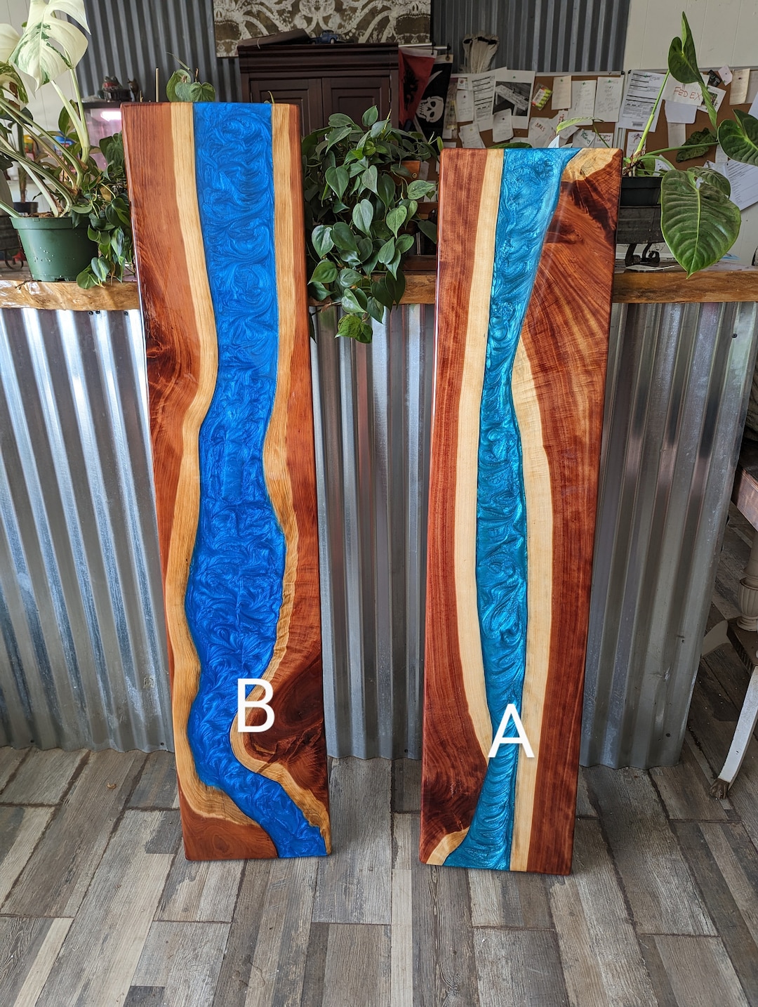 Console Table / Entryway Table / Epoxy River Table- Rustic Farmhouse 10 ...