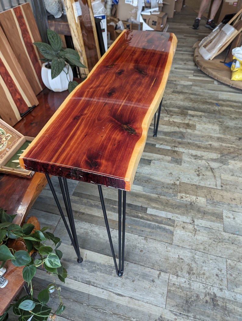 Console Table - Couch / Bench Cedar Sofa Table / Entryway Table Able ...