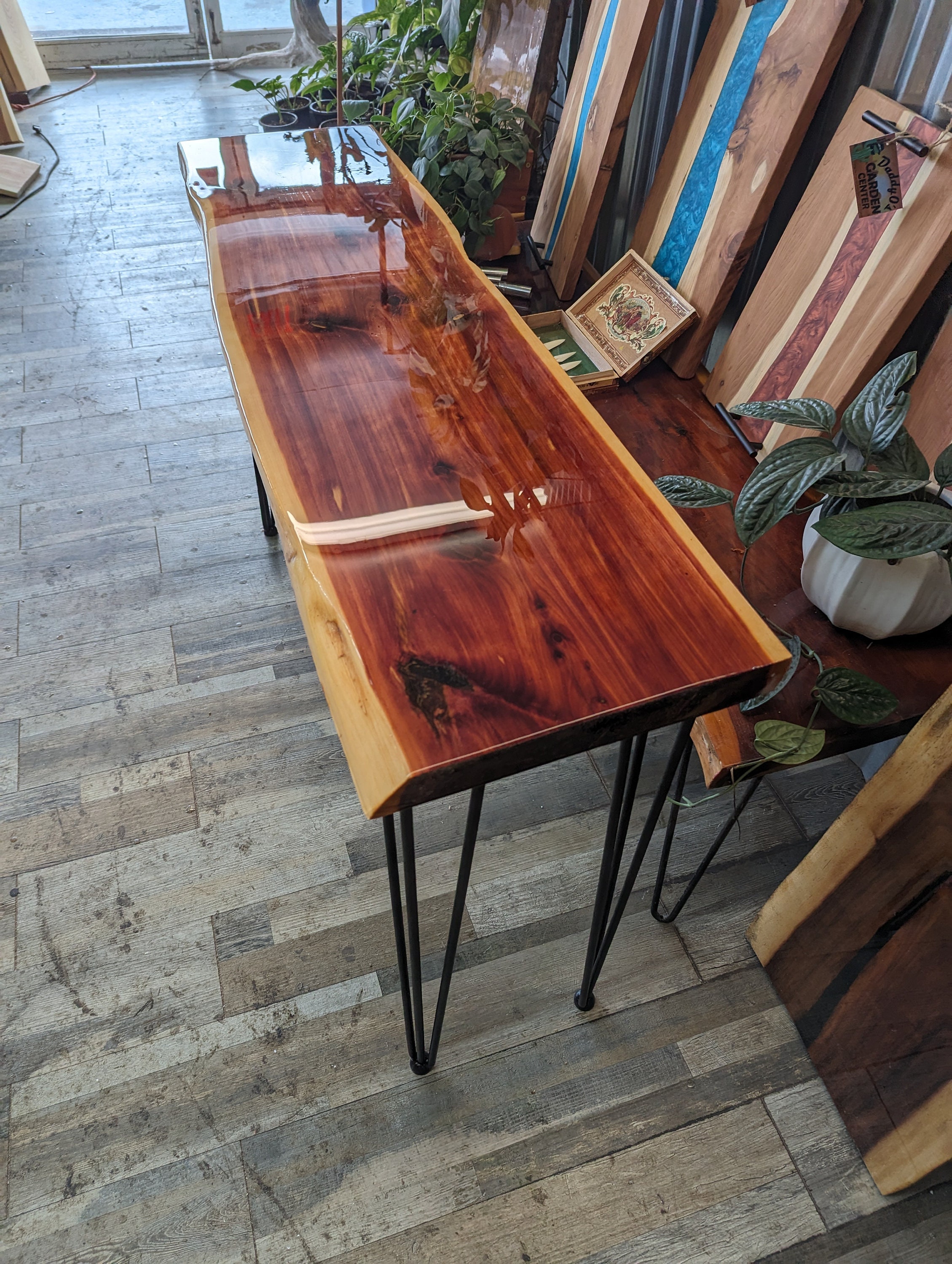 Console Table - Couch / Bench Cedar Sofa Table / Entryway Table Able ...
