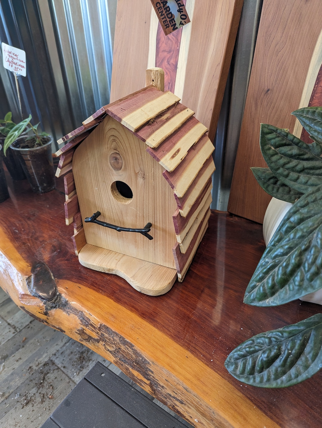 Bird House, Rustic Cedar Bird House. . Bluebird Hand Made , Barn Style ...