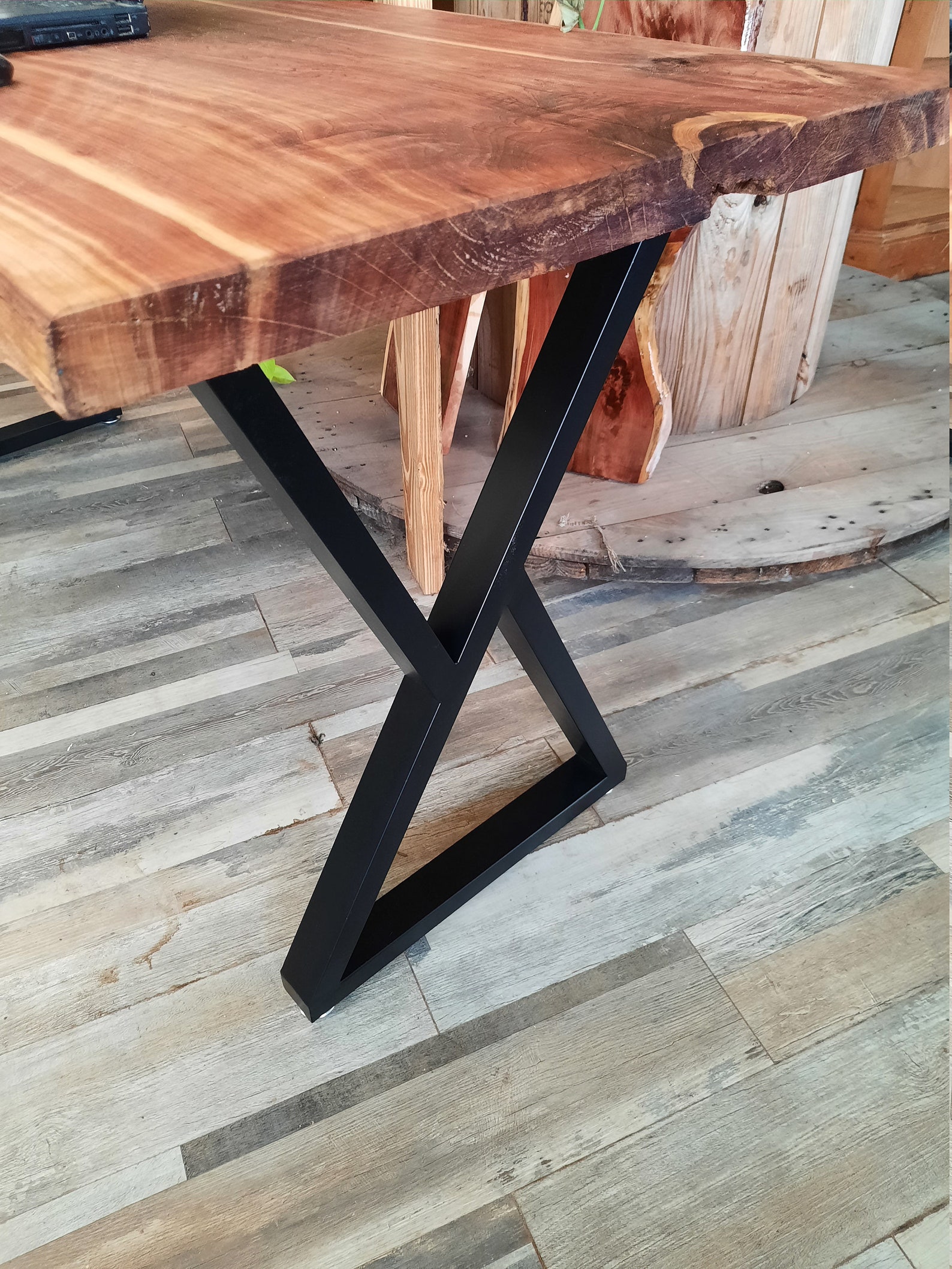 Office Desk / Computer Desk Solid Live Edge Cedar Table - Etsy