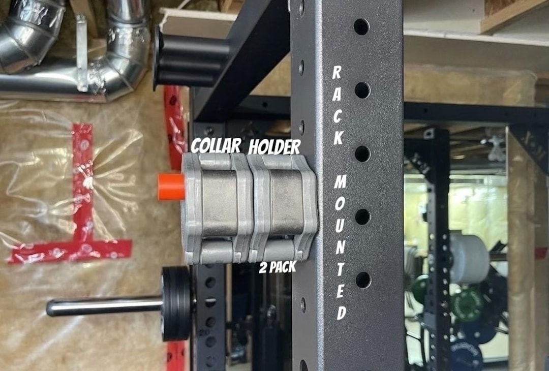 Barbell Collar Holder (rack Mounted) - 2 PACK (holds 4 Collars) - Etsy
