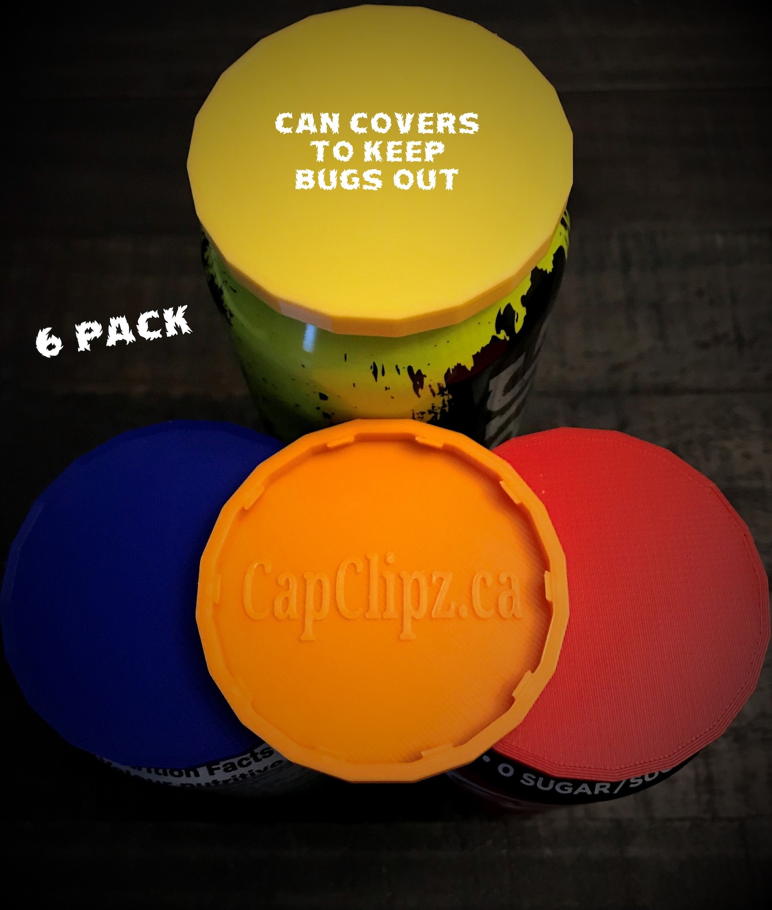 Bug-proof Beverage Can Cover: Covers 6 Cans - Etsy