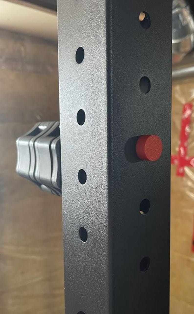 Power Rack Mounted Barbell Collar Holder: Holds 4 Collars - Etsy