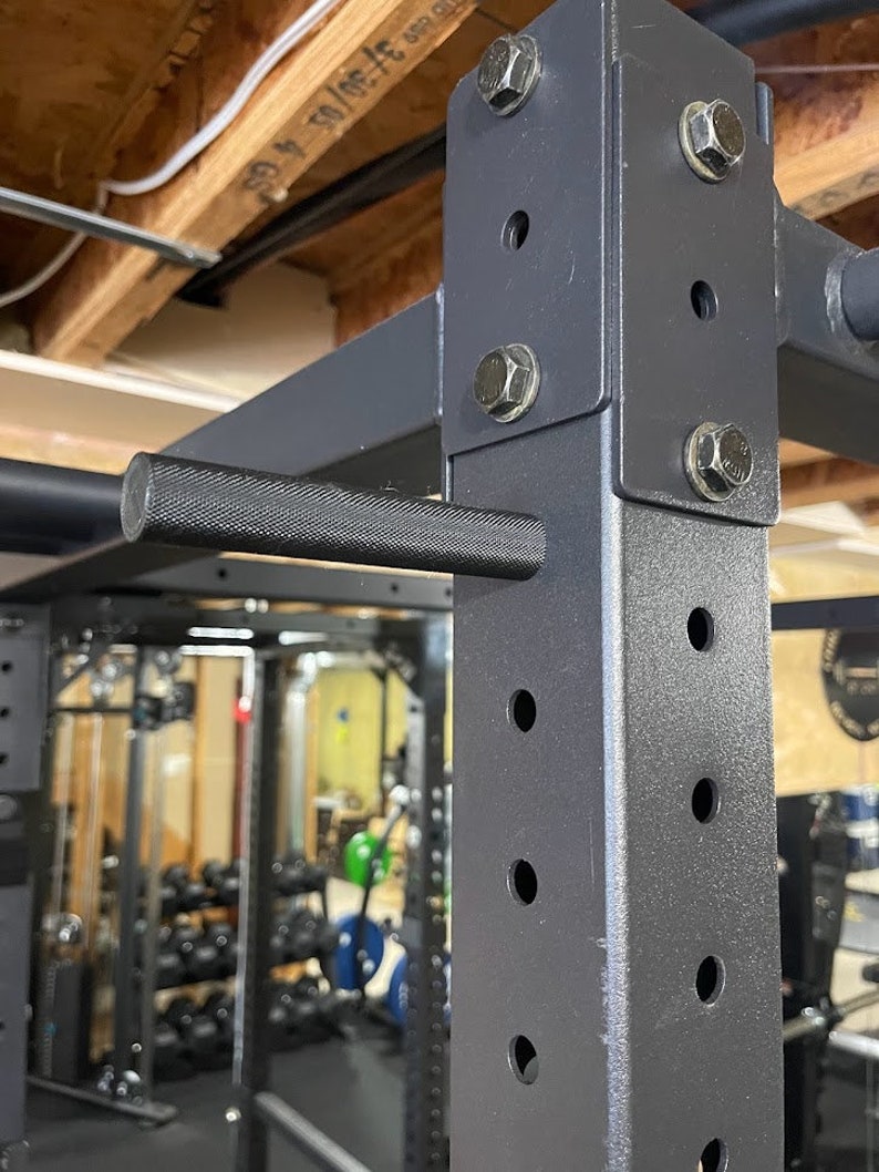 Power Rack Mounted Barbell Collar Holder: Holds 4 Collars - Etsy