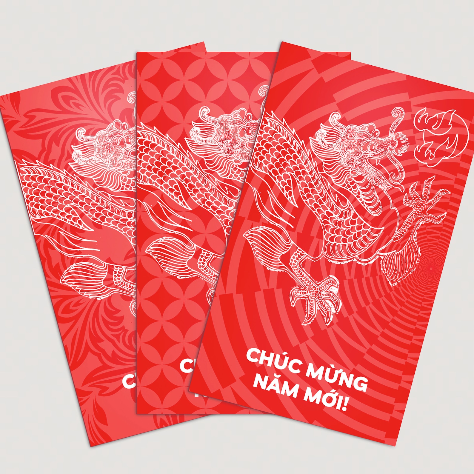 Red Envelope Printable – Bao Lì Xì for Vietnamese Lunar New Year / Tết ...