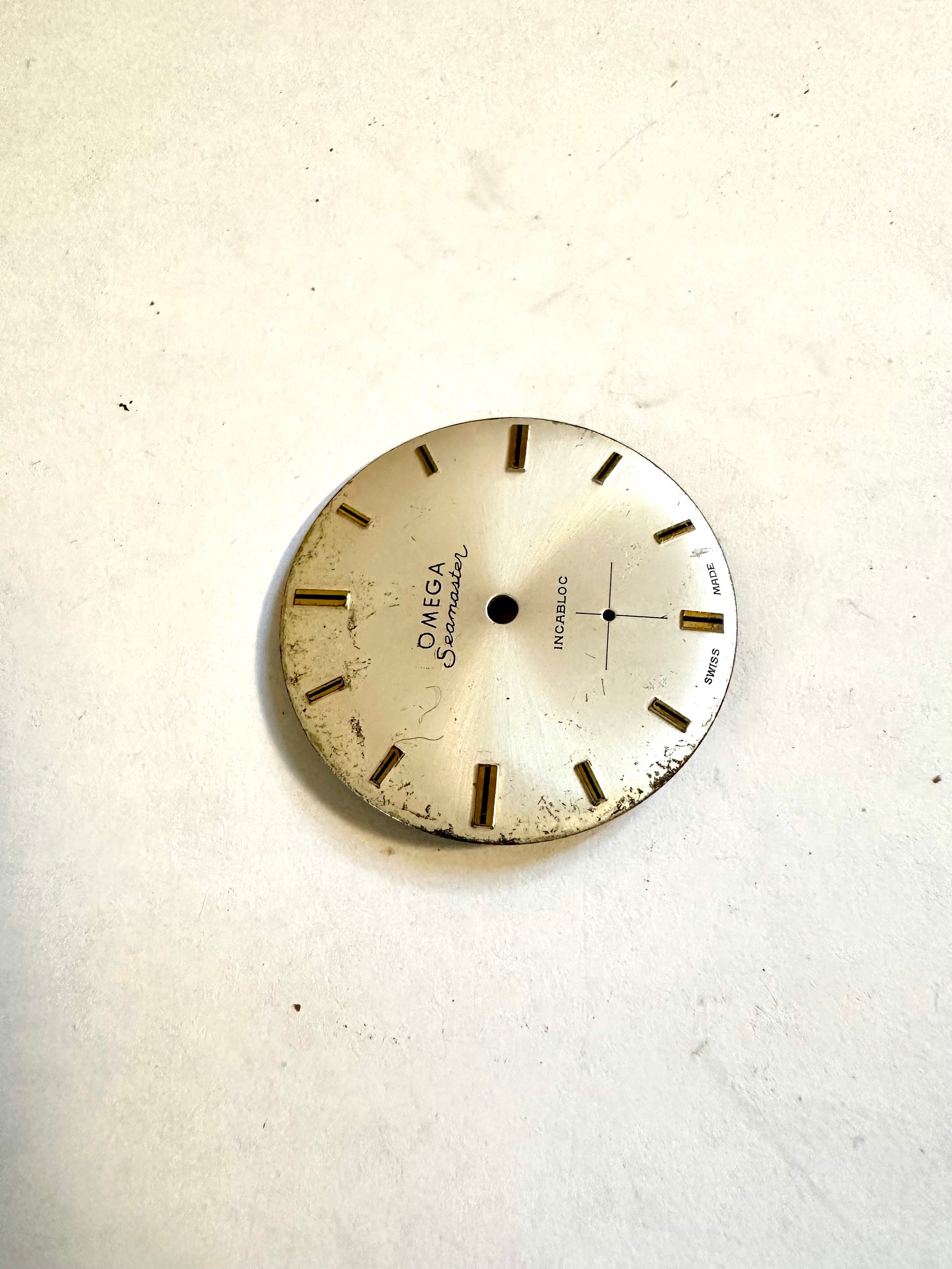 Vintage Omega Seamaster Incabloc Pre-owned Dial - Etsy