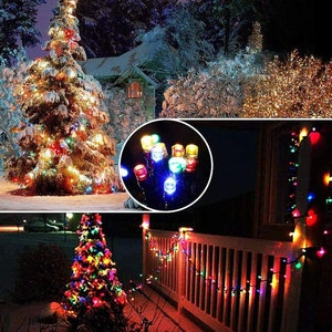 66FT Fairy String 200 LED Lights Christmas Decorations Lights Christmas ...
