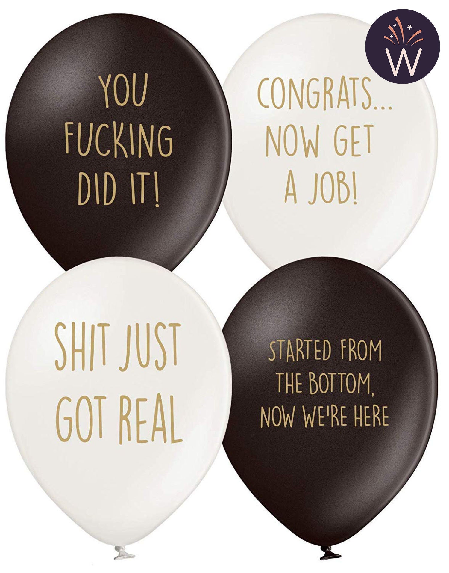 12 Graduation Balloons Graduation Party Graduation Decor White - Etsy