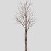6 Ft Prelit Tree Light 72/132 Warm Light up Tree LED Light Tree Porch ...