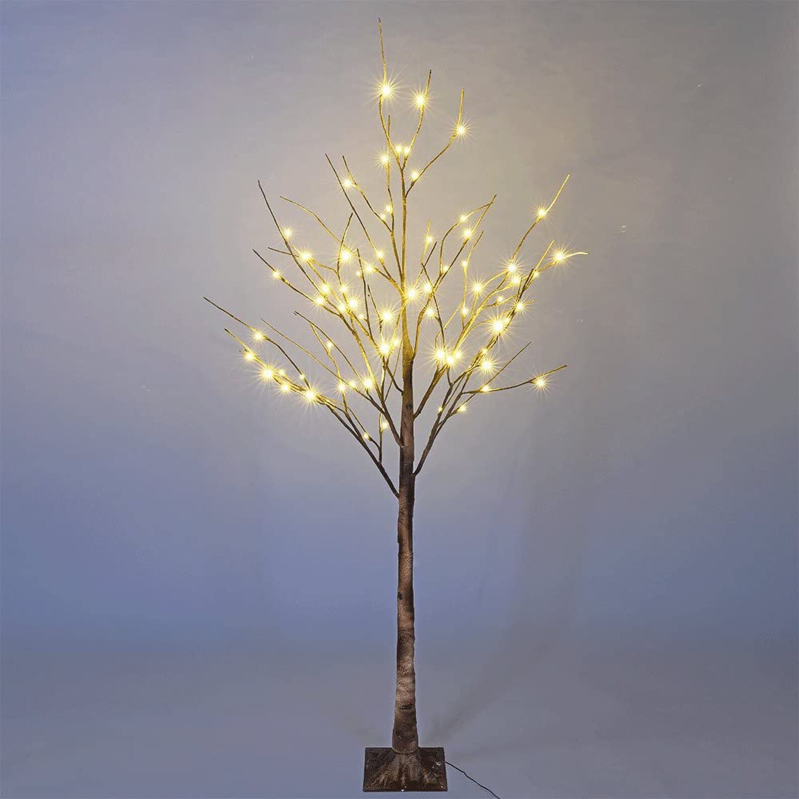 6 Ft Prelit Tree Light 72/132 Warm Light up Tree LED Light - Etsy