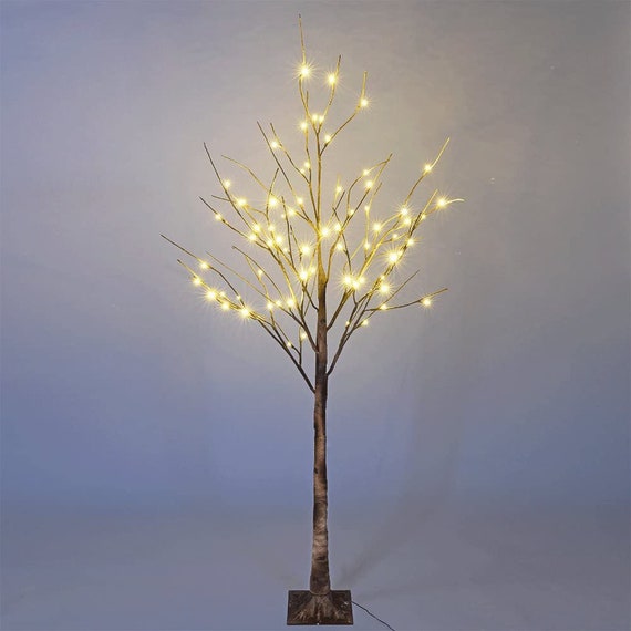 6 Ft Prelit Tree Light 72/132 Warm Light up Tree LED Light - Etsy