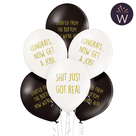 12 Graduation Balloons Graduation Party Graduation Decor White - Etsy