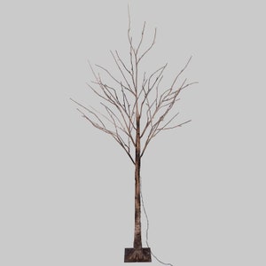 6 Ft Prelit Tree Light 72/132 Warm Light up Tree LED Light Tree Porch ...