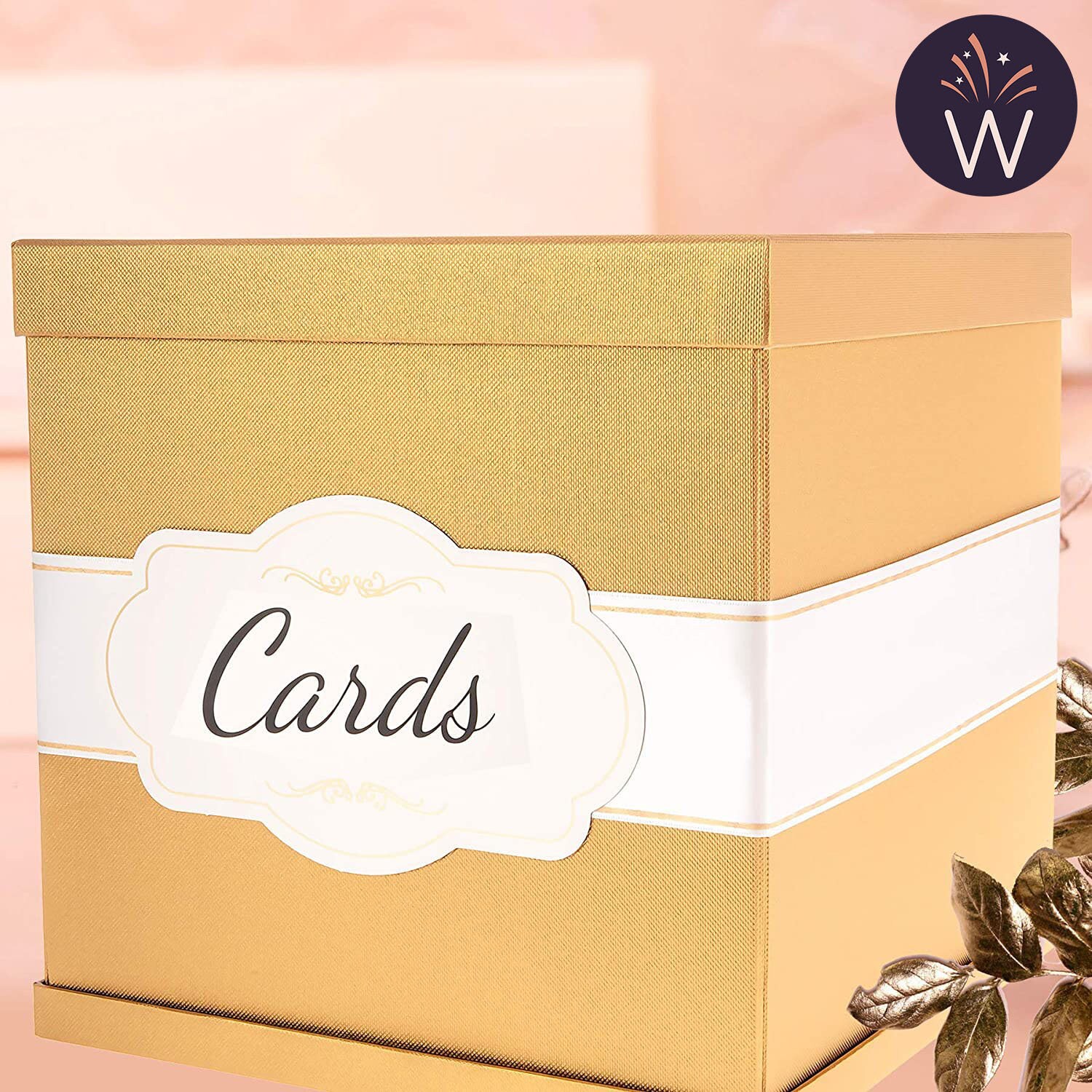 Graduation Gift Box 10x10 Gold Card Box - Etsy