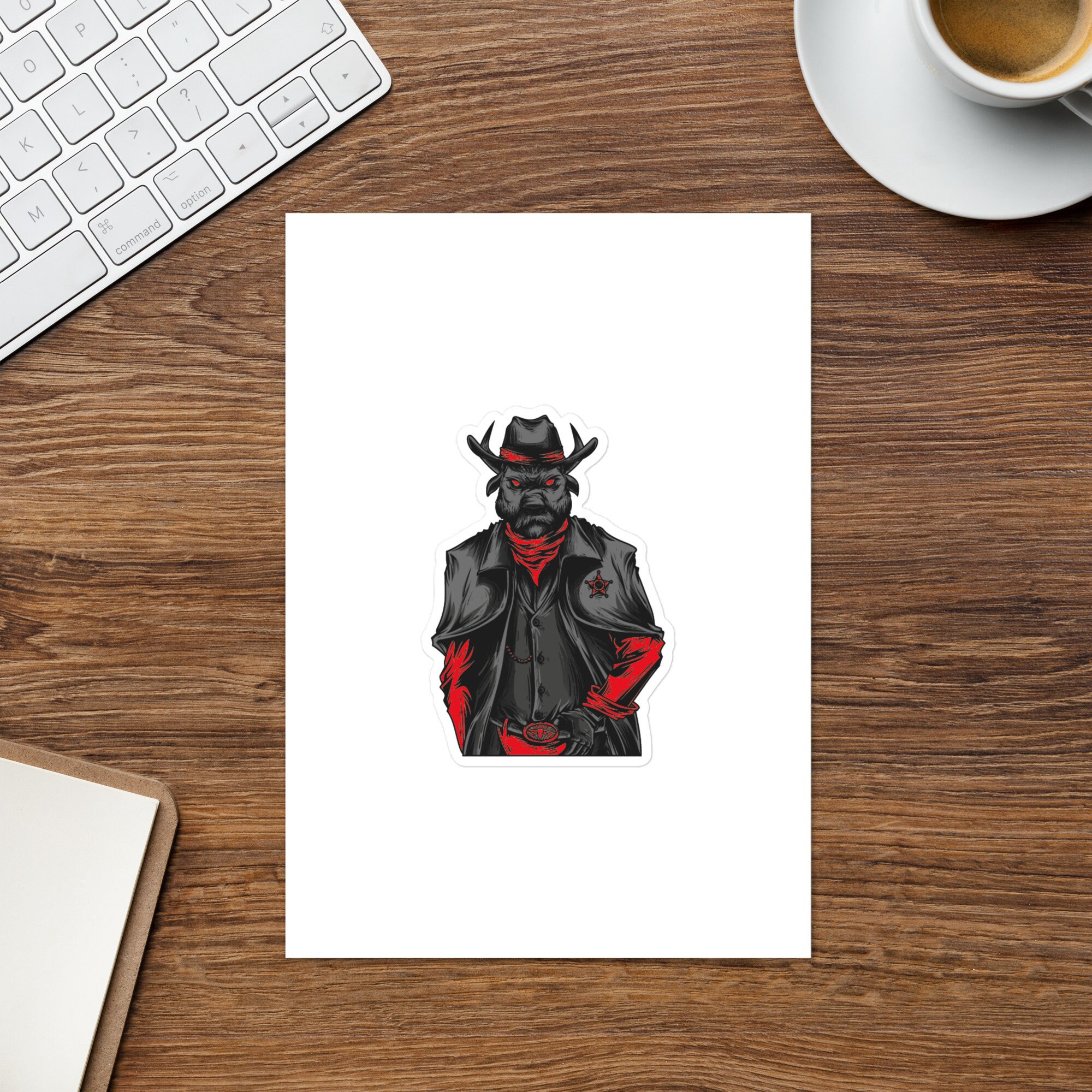 Cowboy Warrior Sticker Sheet | Etsy