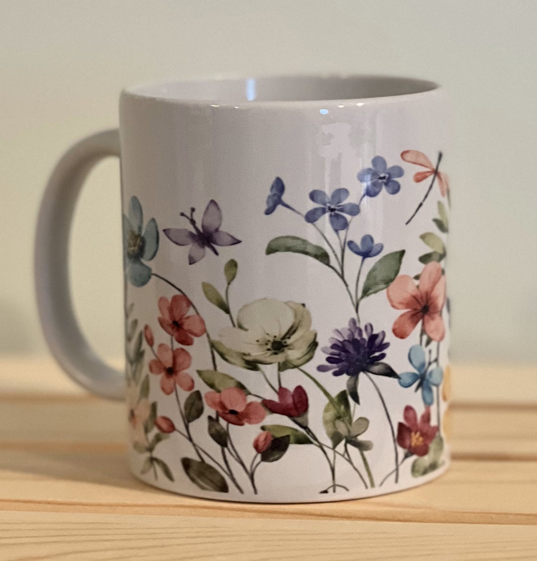 Spring Flower Coffee Mug 11 Oz - Etsy