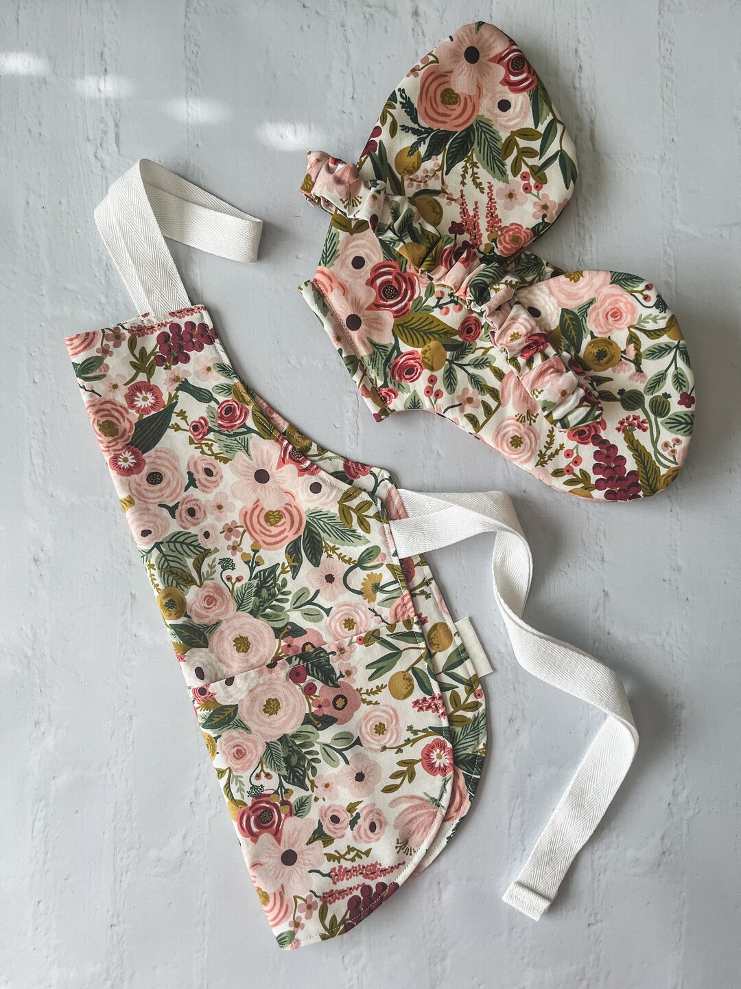 Toddler Kids Floral Apron- Play Apron for Girls- Daisy Apron - Gift for ...