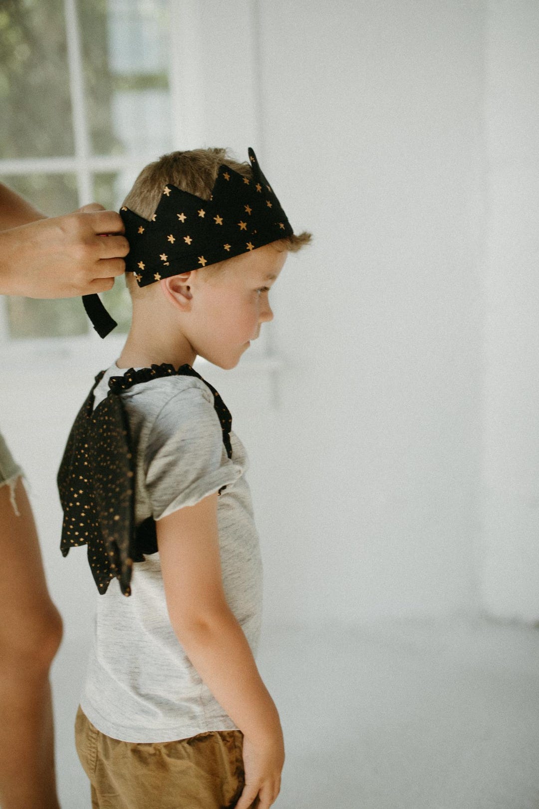 Birthday Crown - Dress up Prince Crown - Fabric Crown- Play Crown- Play ...