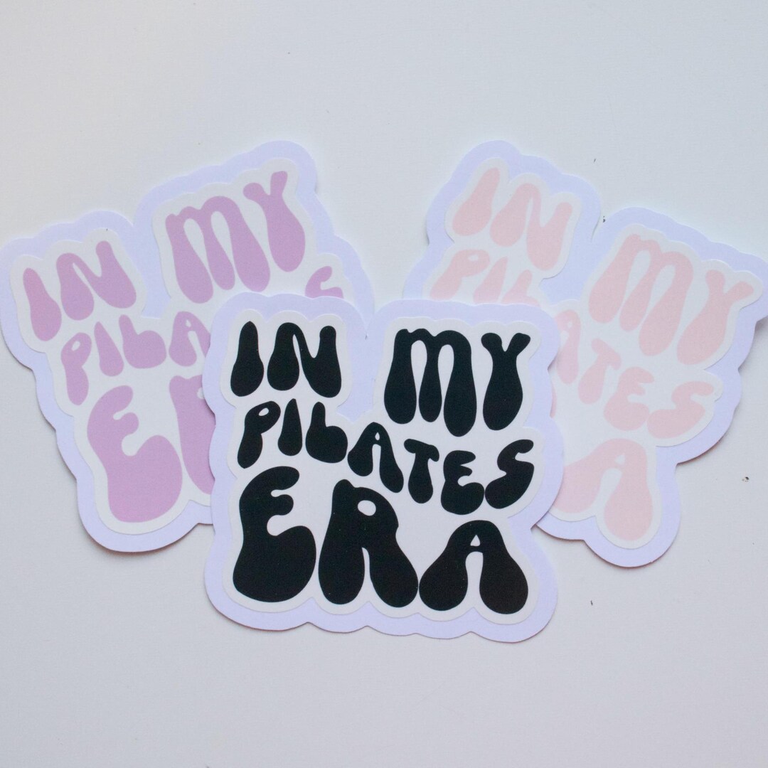 In My Pilates Era Sticker Set of 3 Water Bottle Sticker Pilates Teacher ...