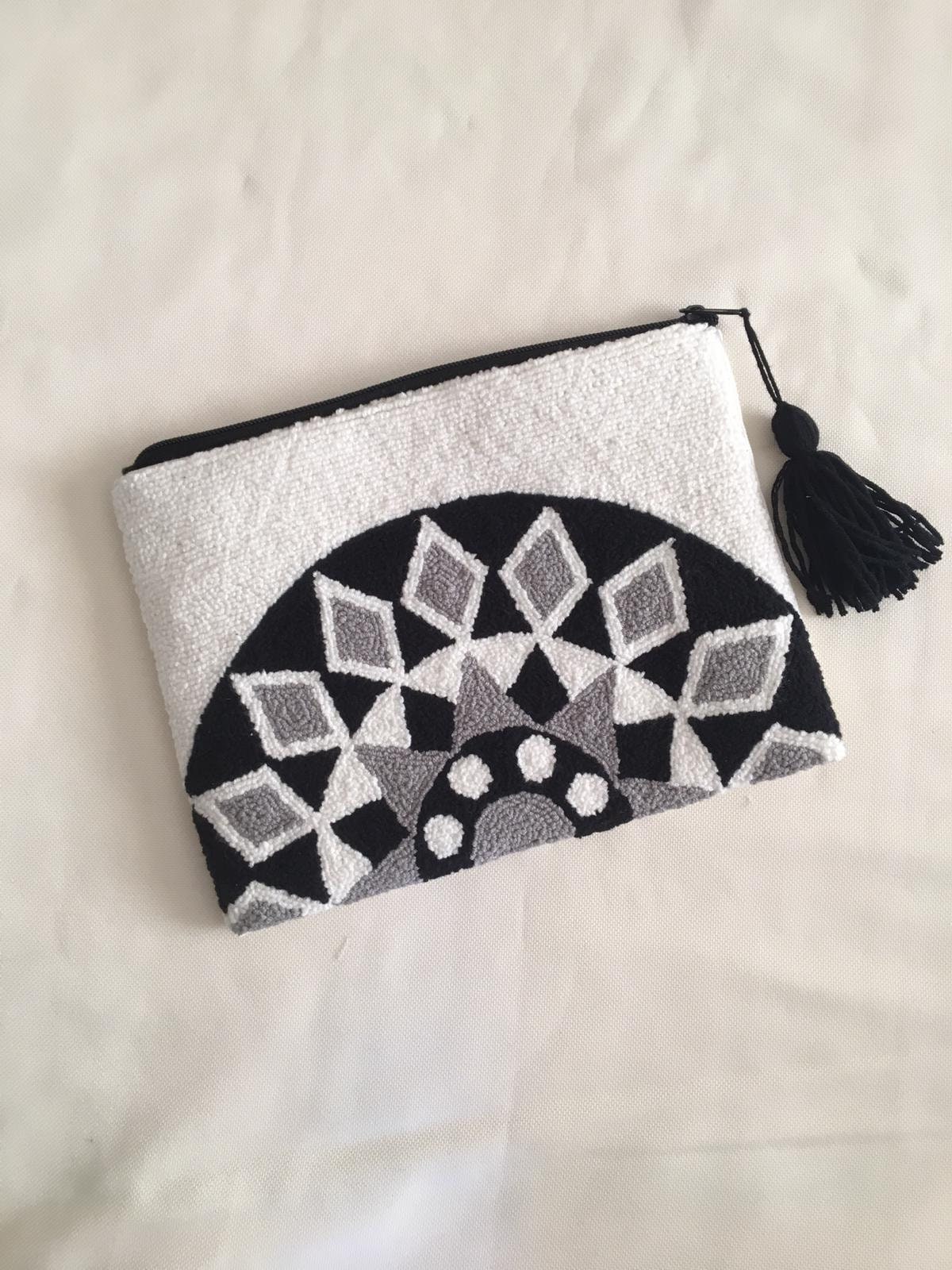 Punch Needle Clouch Bag - Etsy UK