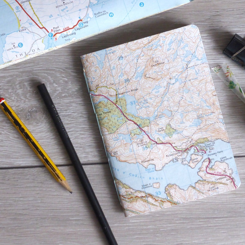 Notepad Map Blank - Etsy UK
