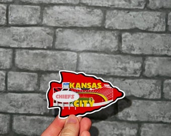 Patrick Mahomes Chiefs Decal, Mahomes Head Sticker, Kansas City Chiefs ...