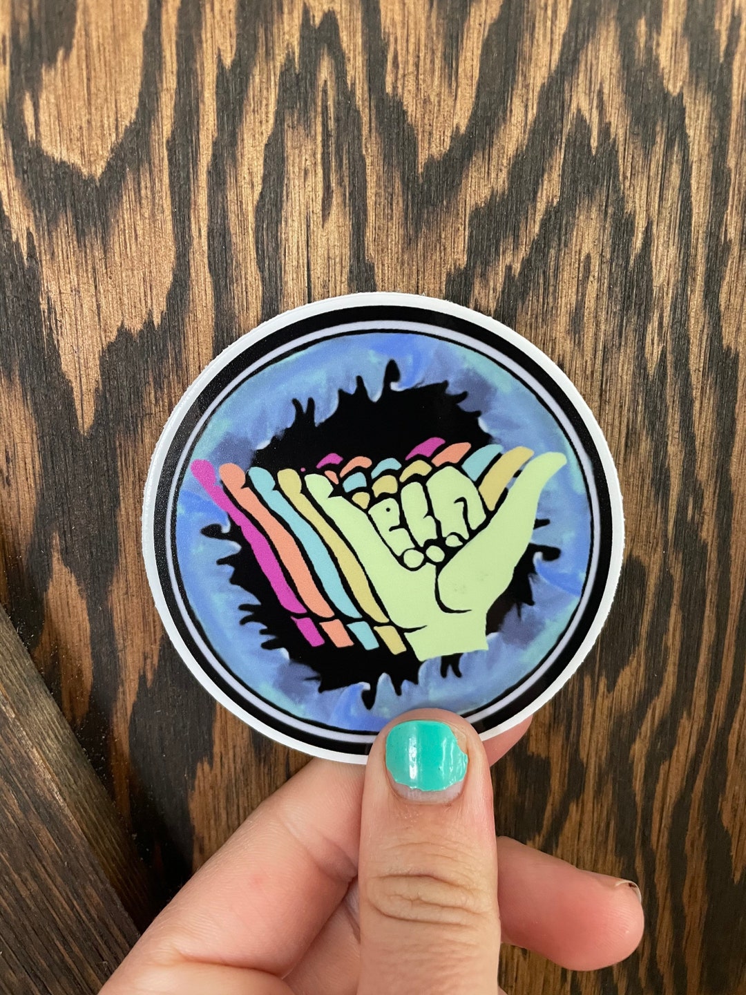 Hang Loose/ Shaka Sticker - Etsy