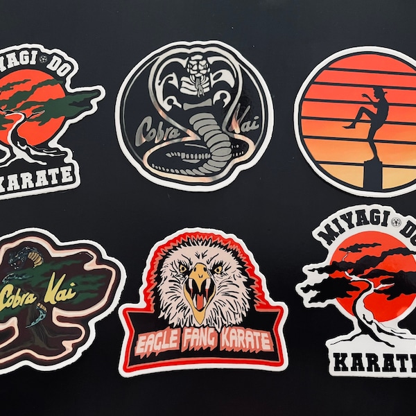 Cobra Kai Stickers - Etsy