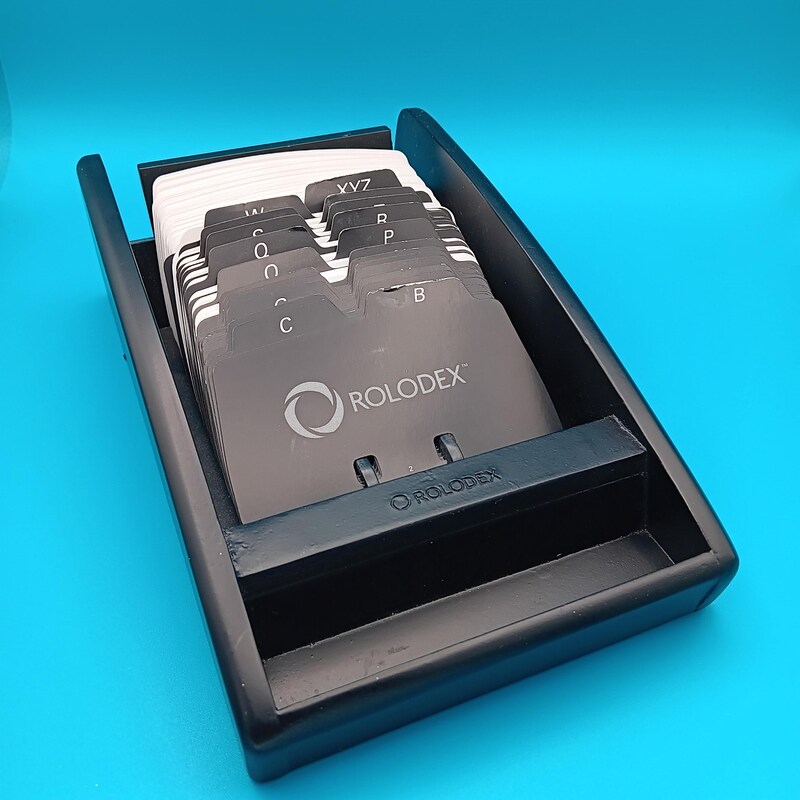 Rolodex Card Holder - Etsy