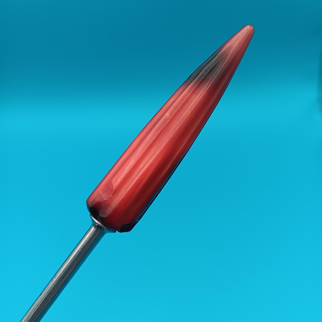 Vintage Androck Spatula Turner Flipper Stainless Angled RED Black ...