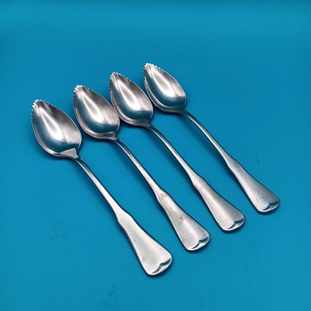 Oneida PATRICK HENRY Grapefruit Spoons Set of 4 Community Stainless ...