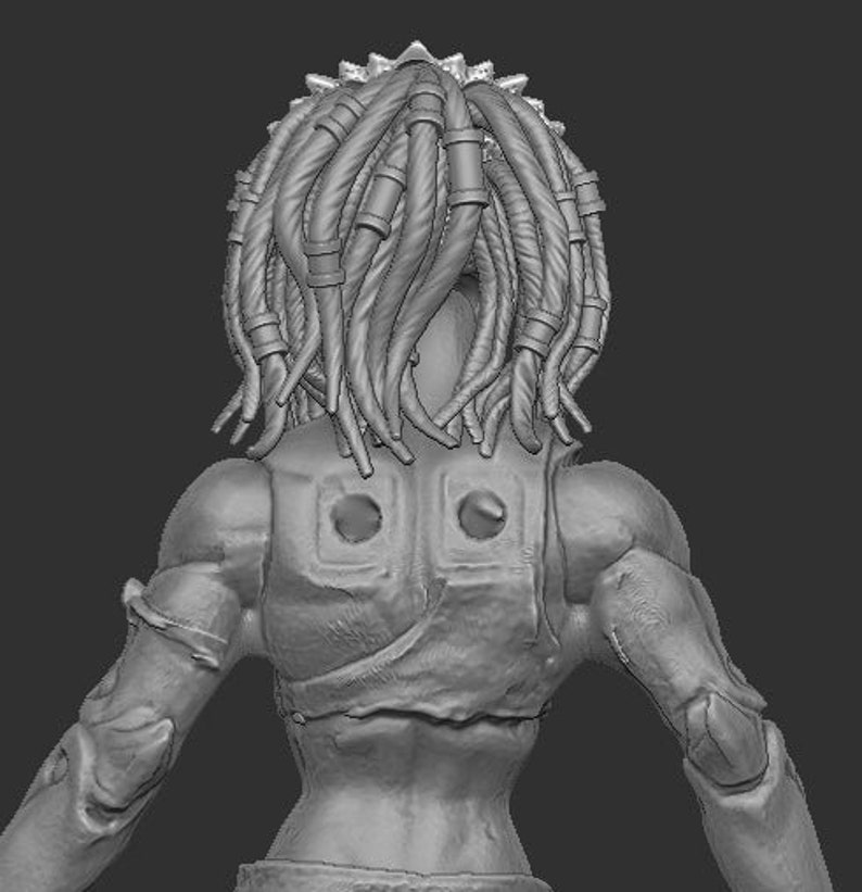 Female Predator Head Closed Mouth - Etsy