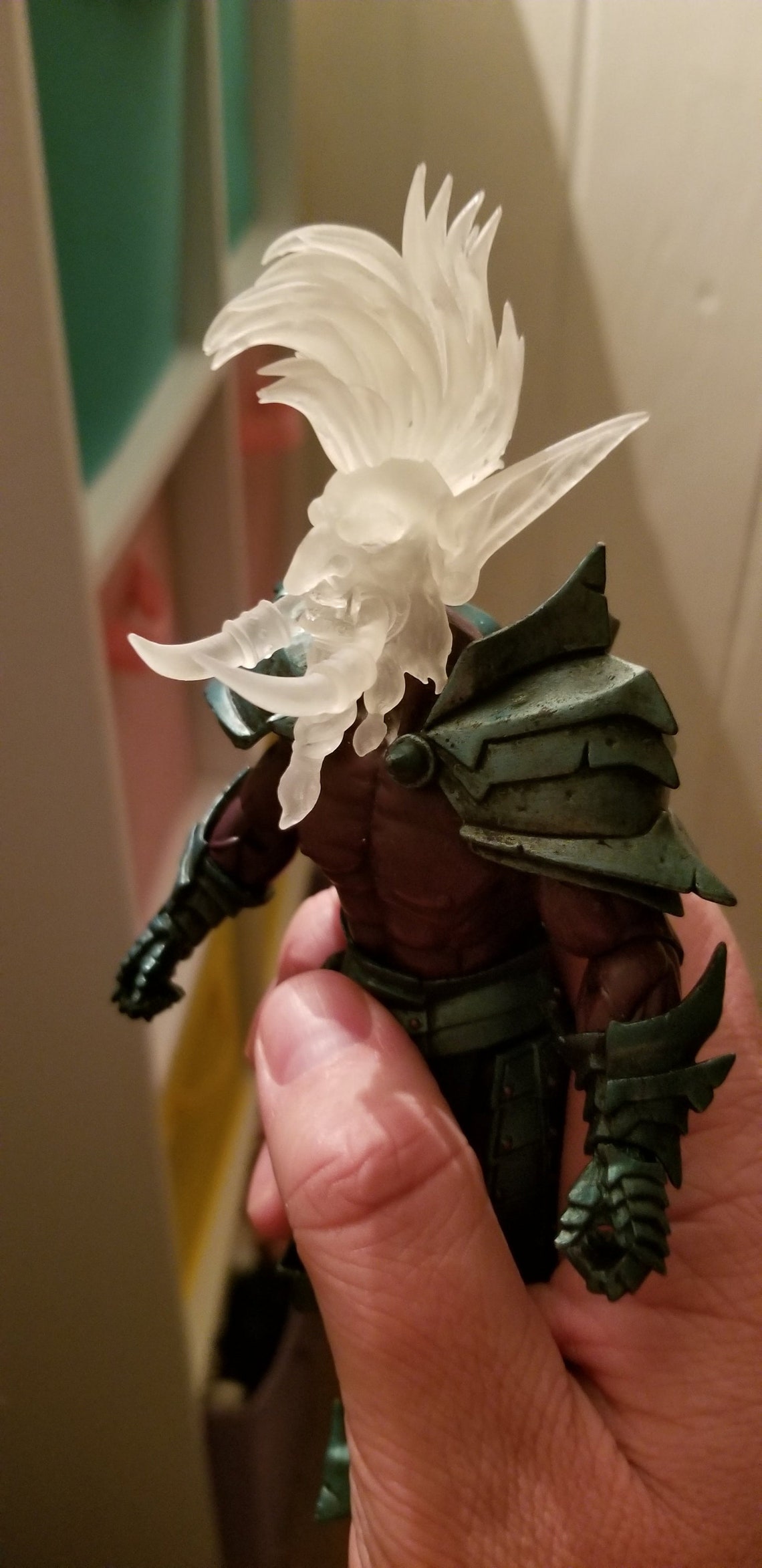 Mohawk Troll Head - Unpainted - Etsy